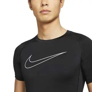 Nike Pro Short Sleeve Training Top - Black