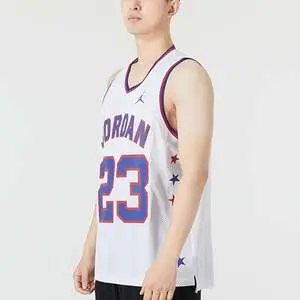 JORDAN Basketball Training Sports Vest White