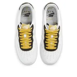 Nike Force 1 '07 Lv8 'gold Links Zebra Print' Sneakers - White/gold/black
