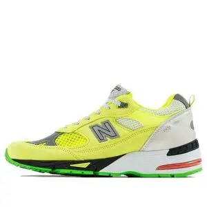 NEW BALANCE Aries X 991 Made In England "neon - Yellow