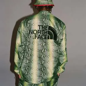 Supreme X The North Face Snakeskin Taped Seam Coaches Jacket
