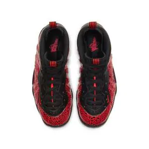 Nike Little Posite One 'lava' High Top Sneakers - Red