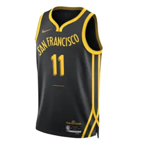 Nike Klay Thompson Golden State Warriors 2023/24 Swingman Jersey #11 - Black/yellow