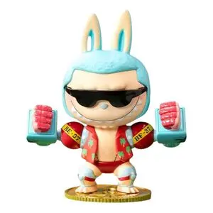 POP MART One Piece The Monsters Labubu Franky Collectible Figure - Multi-color
