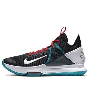 Nike Lebron Witness 4 Ep Basketball Sneakers - Black/white-chile Red