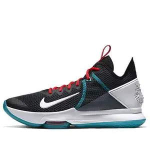Nike Lebron Witness 4 Ep Basketball Sneakers - Black/white-chile Red
