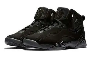 JORDAN Air True Flight High Top Sneakers - Black