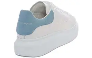 Alexander McQueen Oversized Suede Trim Sneakers - White/dream Blue