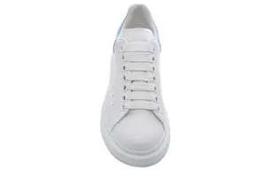 Alexander McQueen Oversized Suede Trim Sneakers - White/dream Blue