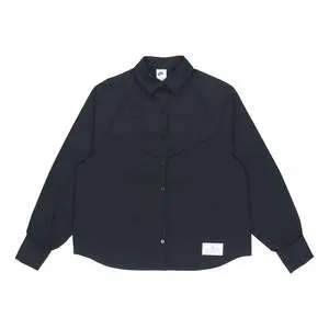 Nike Icnclsh Woven Long Sleeve Shirt - Black
