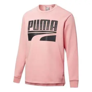 PUMA Rebel Bold Logo Sweater - Pink