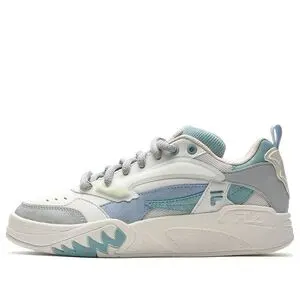 FILA FUSION Desperado Low Top Skate Shoes - White/grey/blue