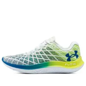 Under Armour Flow Velociti Wind 2 Athletic Sneakers - White/yellow/blue