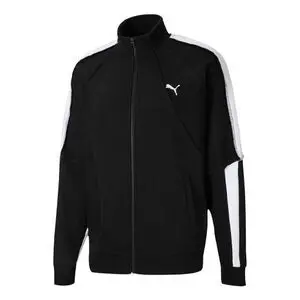 PUMA X Attempt Crossover Embroidered Logo Stand Collar Knit Jacket