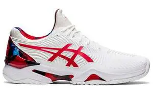 Asics Court Ff Novak Le Athletic Sneakers - White/red