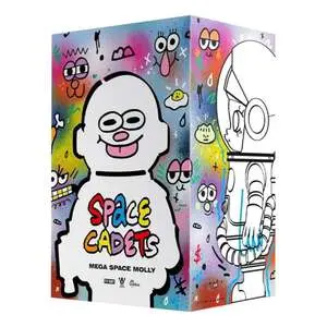 POP MART Mega Space Molly 400% Jon Burgerman Space Cadets Sealed Cases - Multi-color
