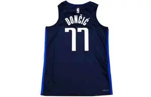 Nike Dallas Mavericks Doncic No. 77 Nba Basketball Jersey 20-21 Season Fan Edition - Dark Blue