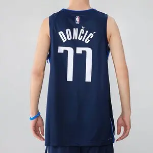 Nike Dallas Mavericks Doncic No. 77 Nba Basketball Jersey 20-21 Season Fan Edition - Dark Blue