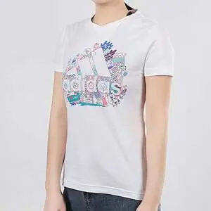 Adidas Multi-color Printing Short Sleeve T-shirt