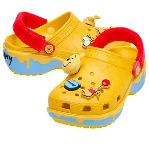 CROCS X Disney Winnie The Pooh Classic Platform Clog - Yellow/red