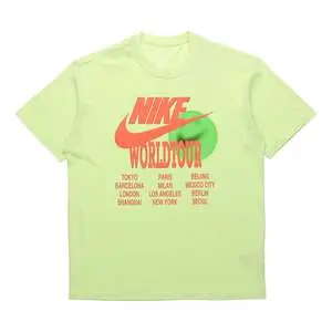 Nike World Tour Short Sleeve T-shirt - Green