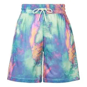 Adidas Originals Tie Dye Logo Casual Sports Shorts - Multi-color