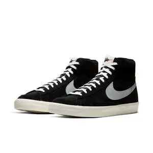 Nike Blazer Mid 77 Suede High Top Sneakers - Black