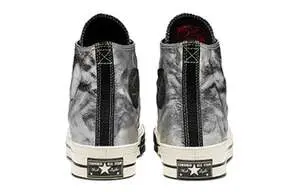 CONVERSE Chuck 70 Hi Metallic Sneakers - Silver