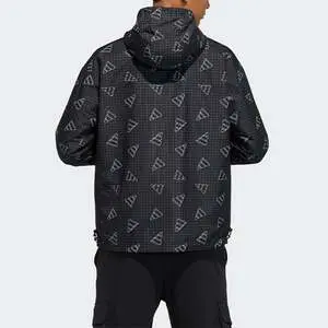 Adidas Full Print Hooded Zip-up Jacket