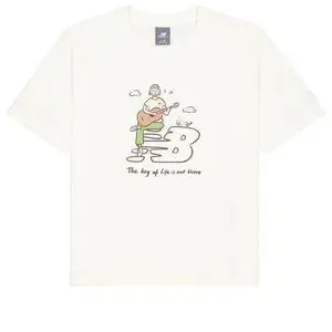 NEW BALANCE X Pk Illustration Graphic T-shirt - Ivory