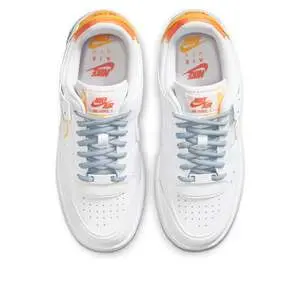 Nike Force 1 Shadow Sneakers - White//orange