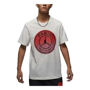JORDAN Paris Saint-germain Graphic T-shirt Asia Sizing - Sail