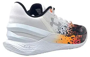 Under Armour Curry 2 Low Flotro "chef Curry" Basketball Shoes - White/black/orange