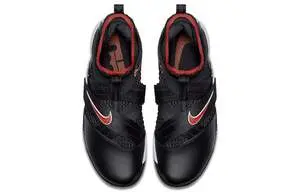 Nike Lebron Soldier 12 High Top Athletic Sneakers - Black