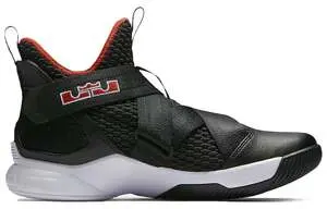 Nike Lebron Soldier 12 High Top Athletic Sneakers - Black