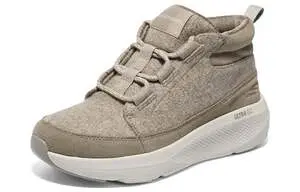 Sketchers Ultra Go High Top Sneakers - Beige/brown