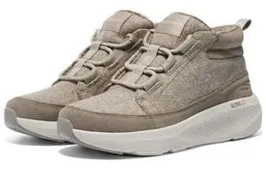 Sketchers Ultra Go High Top Sneakers - Beige/brown