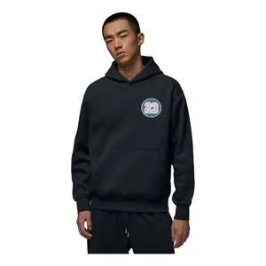 JORDAN Air Fleece Pullover Hoodie - Black