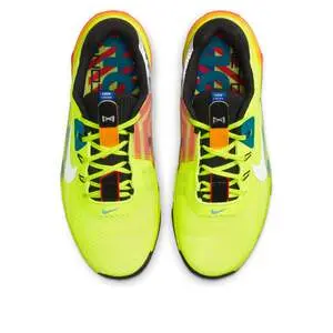 Nike Metcon 7 Amp "volt Bright Spruce Checkered" Athletic Sneakers - Yellow/white