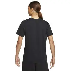 JORDAN Jumpman Logo Embroidered Sports Round Neck Short Sleeve - Black