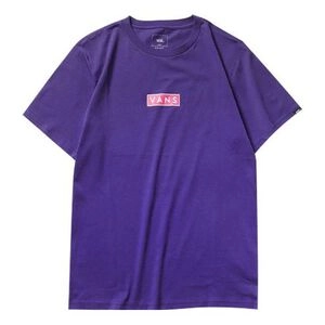 VANS Short Sleeve Logo Print T-shirt - Purple