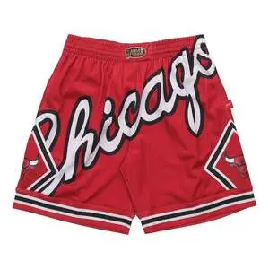 Mitchell & Ness X Nba Chicago Bulls Big Face 2.0 Shorts - Red