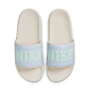 Nike Offcourt Slide In Sail Barely Green - Grey/white/pink