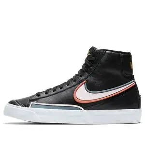 Nike Blazer Mid '77 Infinite High-top Sneakers - Black/ozone Blue/healing Orange