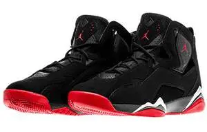 JORDAN Air True Flight High Top Sneakers - Black