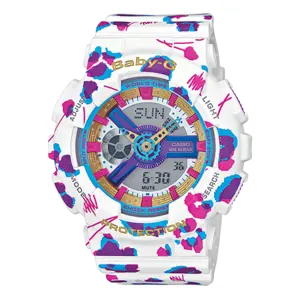 Casio Baby-g Analog-digital Watch - Whitepurple
