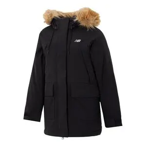 NEW BALANCE Down Parka Jacket - Black/brown