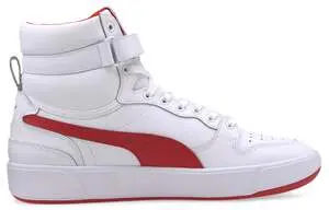 PUMA Sky Lx Mid High-top Sneakers - White/red