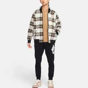 Nike Plaid Reversible Bomber Jacket