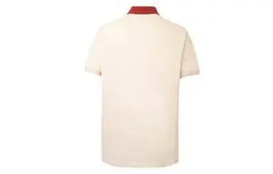 Gucci Contrast Collar Logo Printed Polo Shirt For